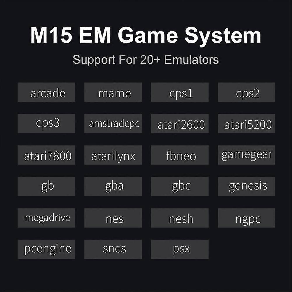M15 Retro Game Console 128GB 30000+gaming Handheld Game Console ...