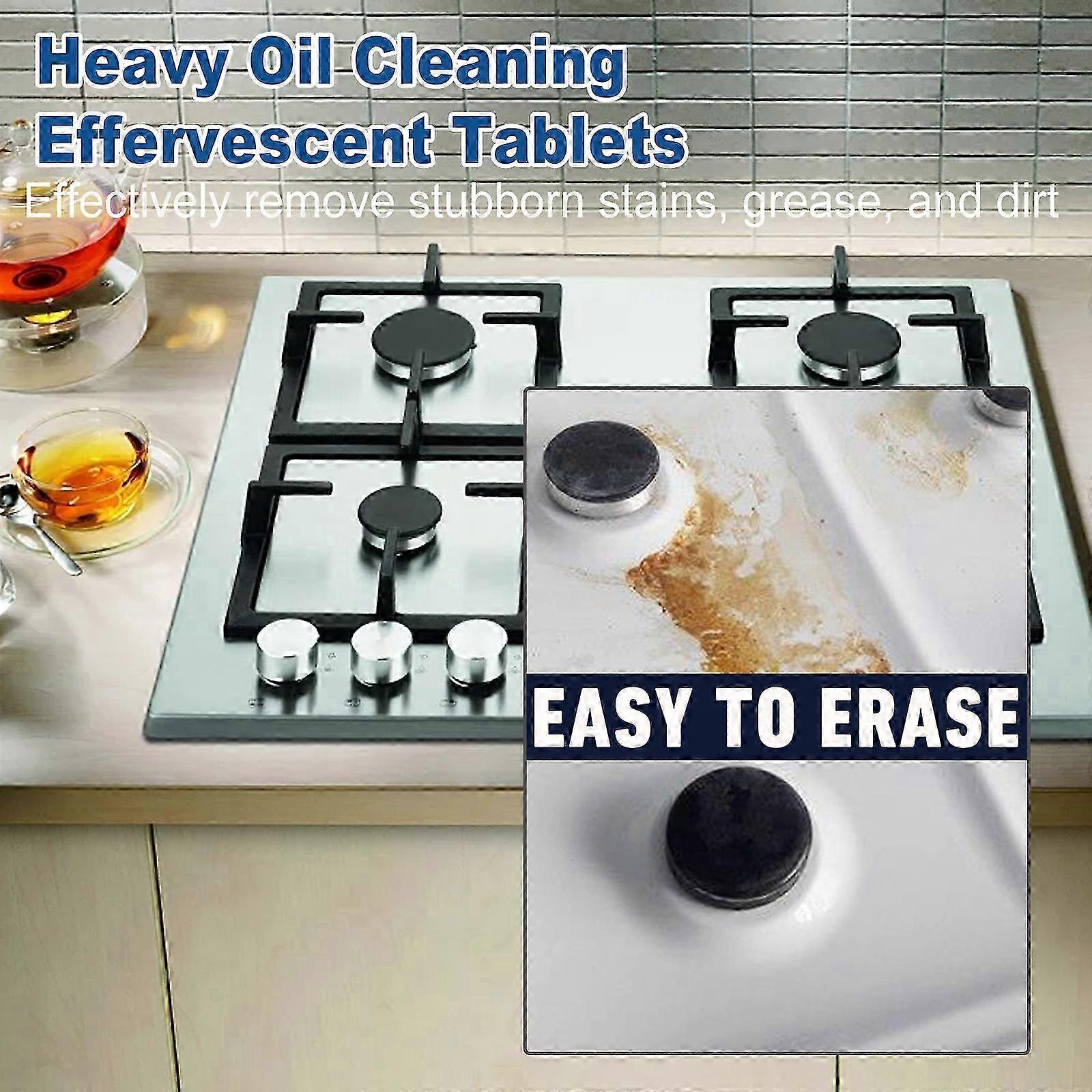 Jaysuing Kitchen Oil Stain Cleaning Tablet Heavy Oil Dirt Stain ...