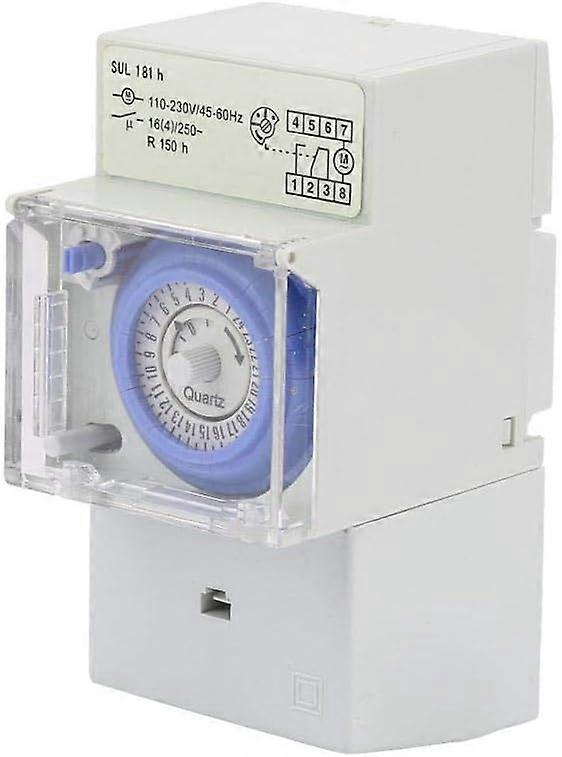 Timer, 24 Hour Time Switch, Timer 110-230V SUL 181H Analog Mechanical ...