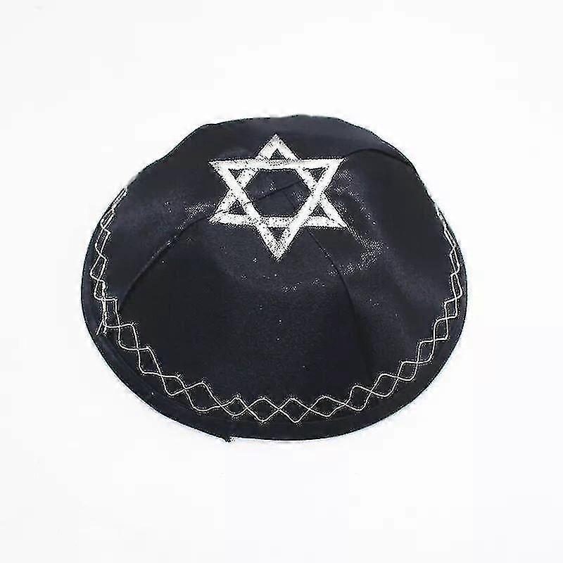Jewish Kippah Hat Yarmulke Jewish Kippot Hat Kipa David Star-costume ...
