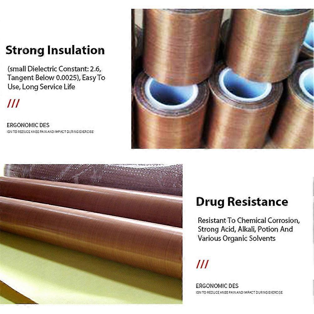 Ptfe Teflon Adhesive Tape Hitemp Insulated Vacuum Sealing Low Friction ...