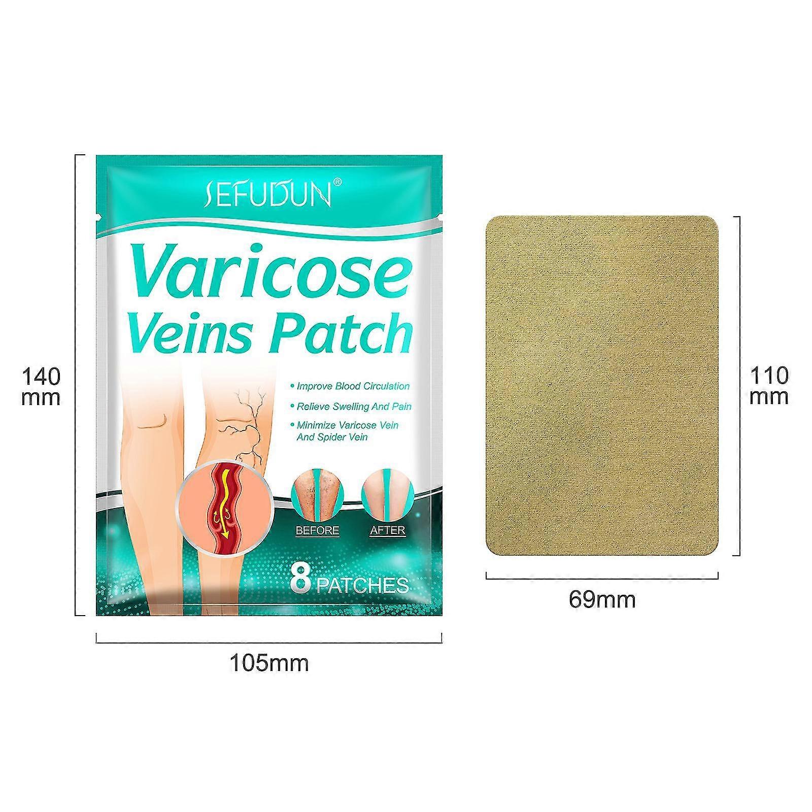 Varicose Veins Patch Relief Leg Vasculitis Spider Varicose Vein Patches ...