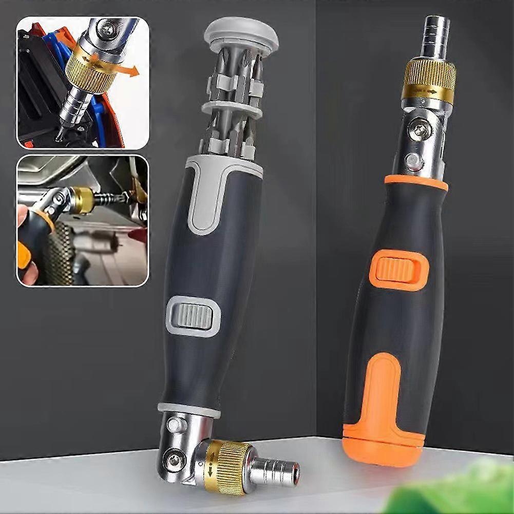 10 in 1 Multi-Angle Ratchet Screwdrivers Heavy Duty Chromium-Vanadium ...