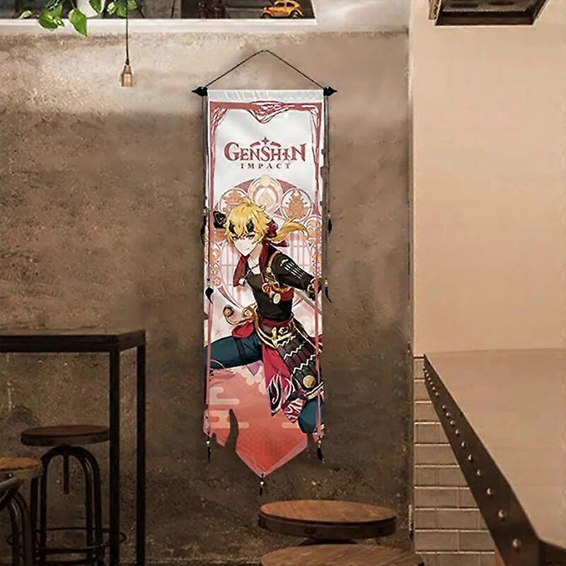 48x147cm Genshin Impact Scroll Paiting Hutao Ganyu Hängande Banner ...