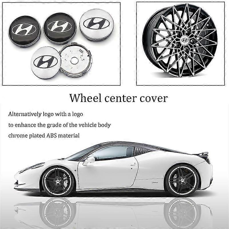 Car Rims Caps Center Covers Wheel Center Hub Cap Logo Badge Emblem ...