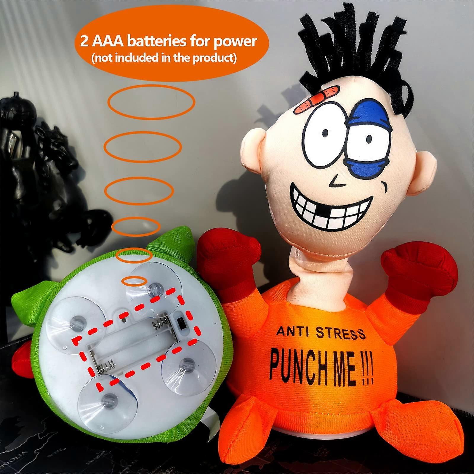 Funny Punch Me Screaming Doll, Interactive Toys with Sound Desktop ...