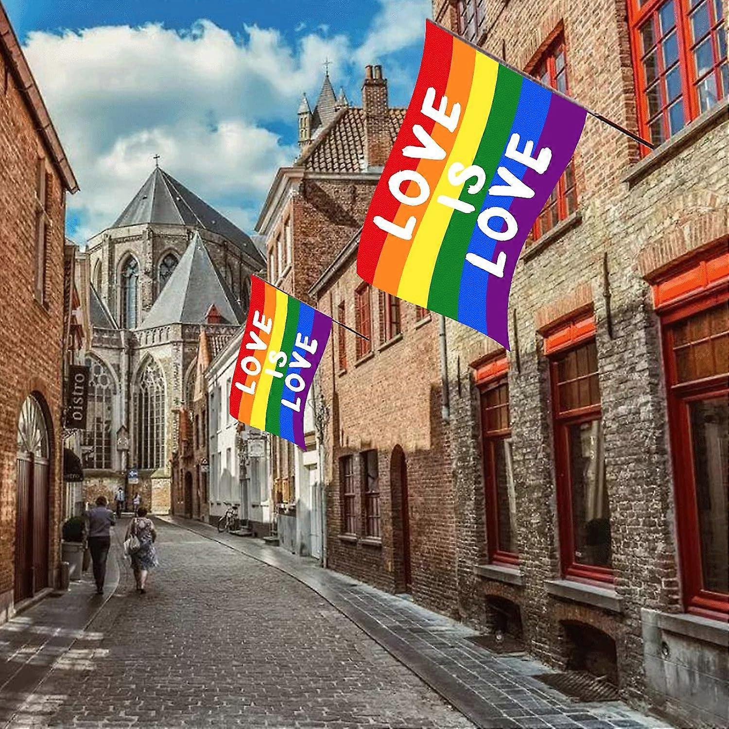 Gay Pride Rainbow Flag 3x5 Feet, Pride Month Flag, LGBT Flag Female ...