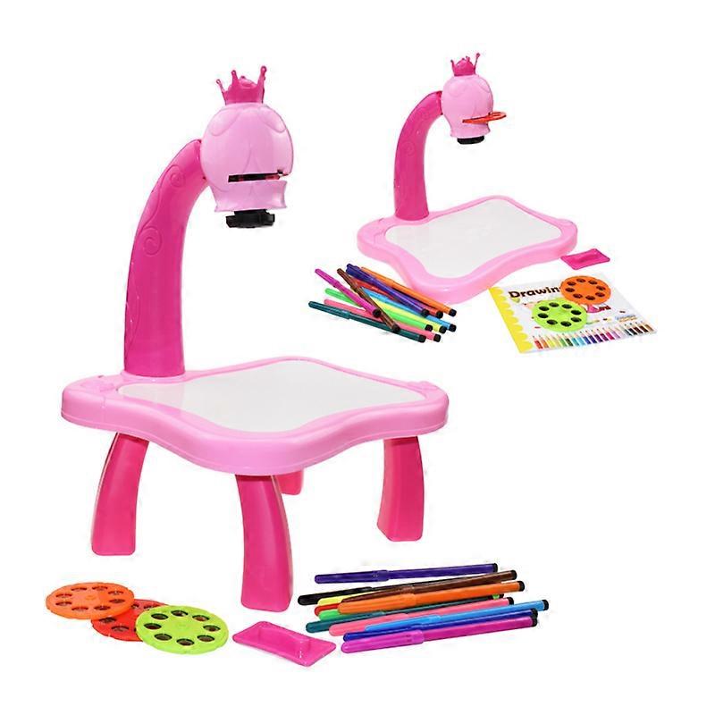 Children Led Projector Art Drawing Table Toys Kids Painting Board Desk ...