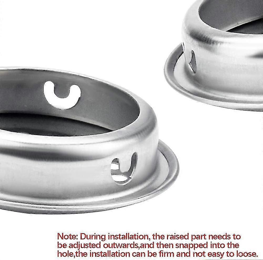 30 Pcs Round Air Vent Grille 35mm Exhaust Grille Ventilation Stainless ...