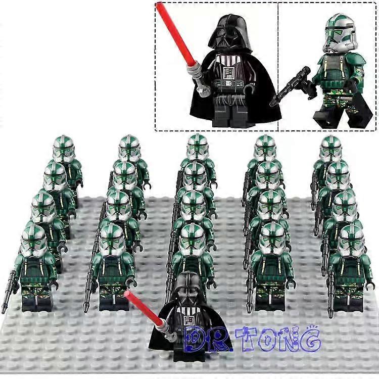21pcs Star Wars 322 Legion Clone Soldier Building Blocks Miniature ...