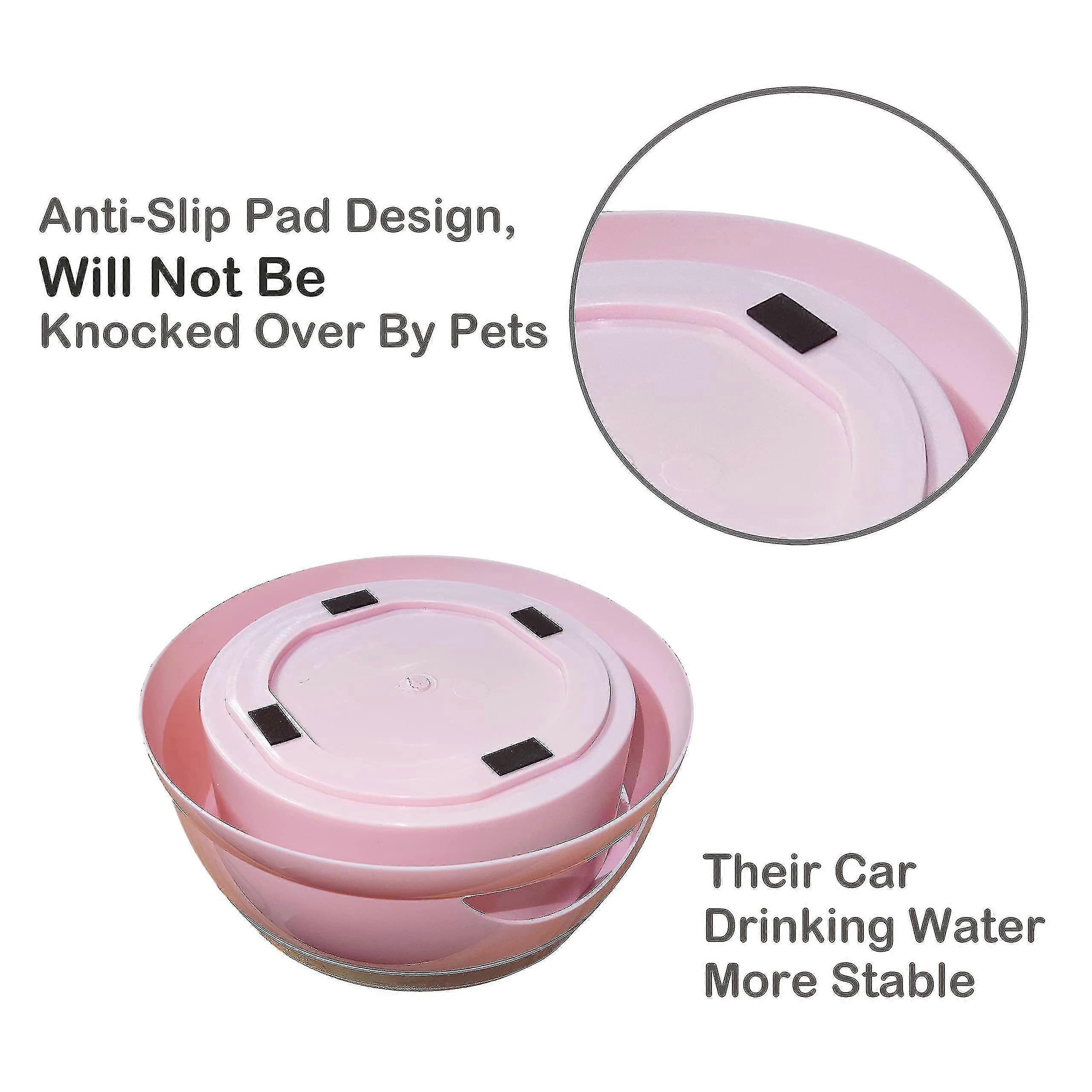 Anti Splash Dog Water Bowl/splash Proof No-spill Water Dispenser For ...