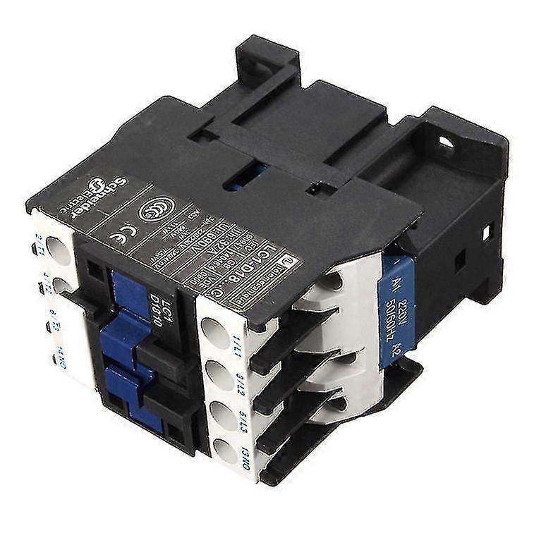 Ac Contactor Ac220v Coil 18a 3-phase 1no 50/60hz Motor Relay Lc1 D1810 Black | Fruugo UK