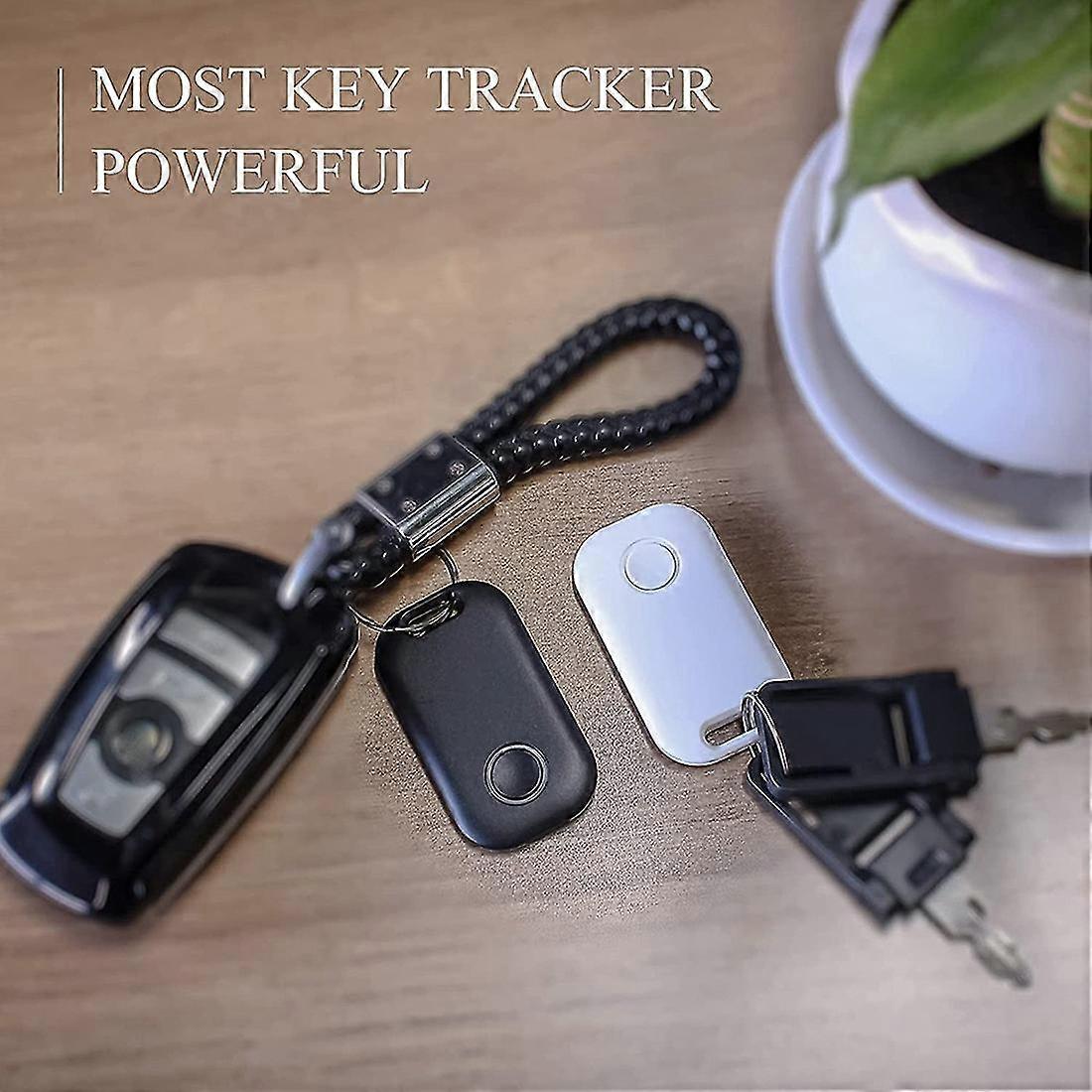 4 PCS Black White Keys Locator, Bluetooth Tracker for Keys Pets Wallets ...