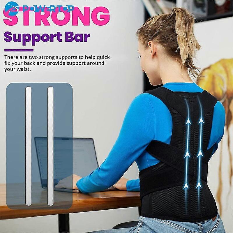 Back Brace for Women Men Posture Corrector Improve Posture Lumbar ...