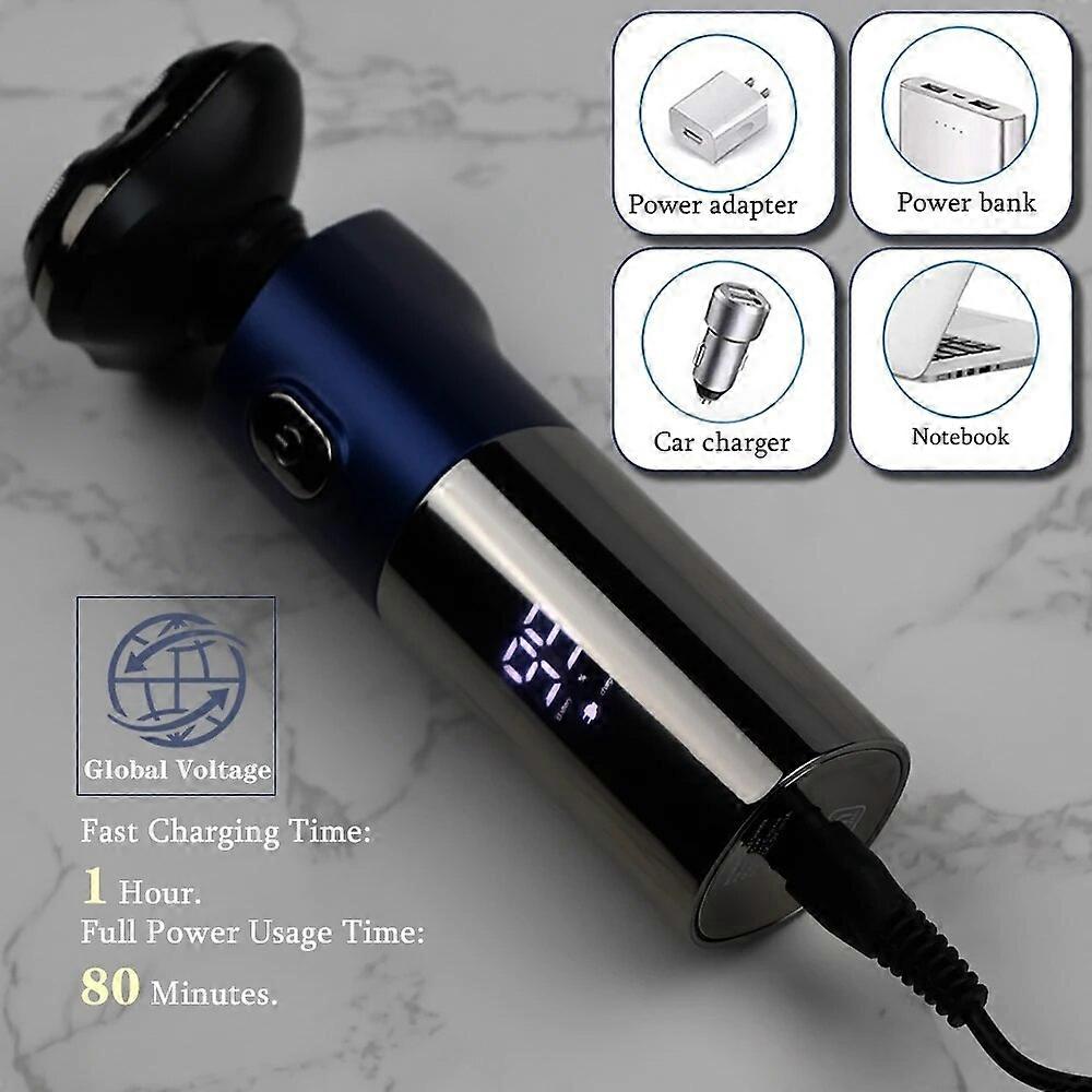 New Electric Shaver For Men Waterproof Fast Charging Shaving Machine 4D ...