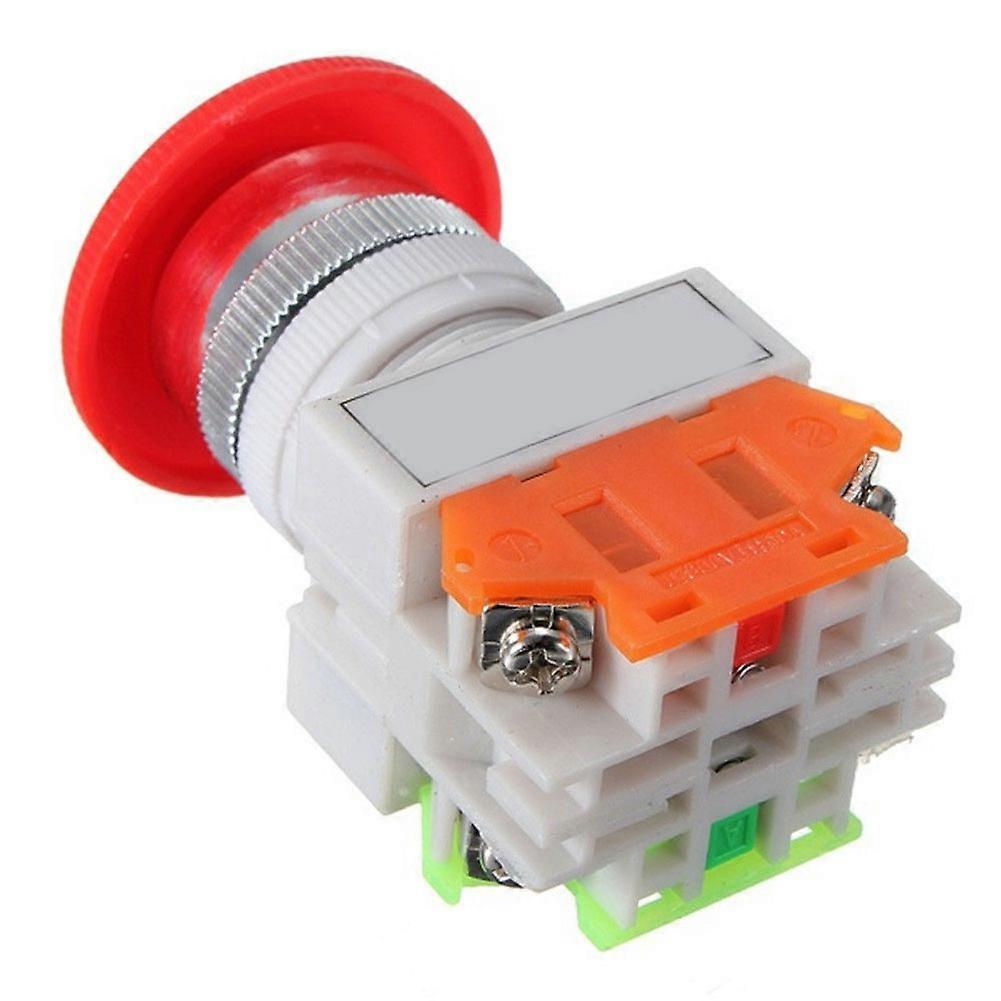 Self Lock E-stop Switch with Warning Cap Equipment Emergency Stop Push ...