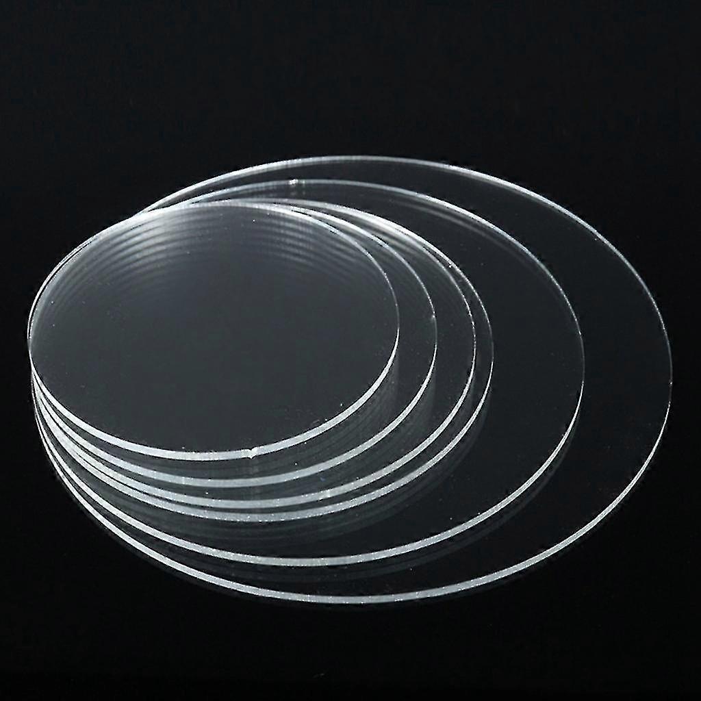 Round Acrylic Backdrop Plexiglass Sheet Round Cake Disc Clear Acrylic ...