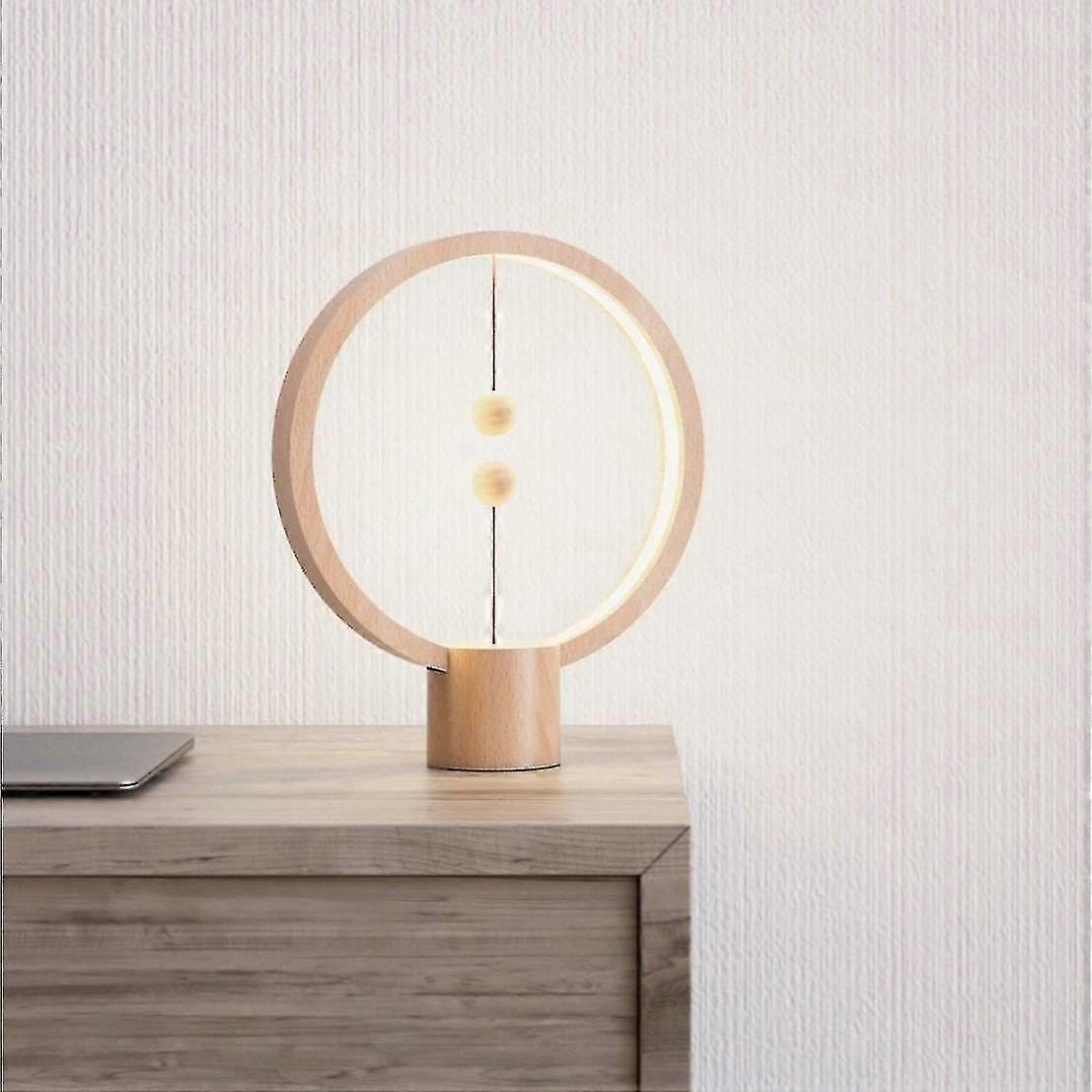 Heng Balance Lamp, Table Lamp - Round - Light Wood | Fruugo UK
