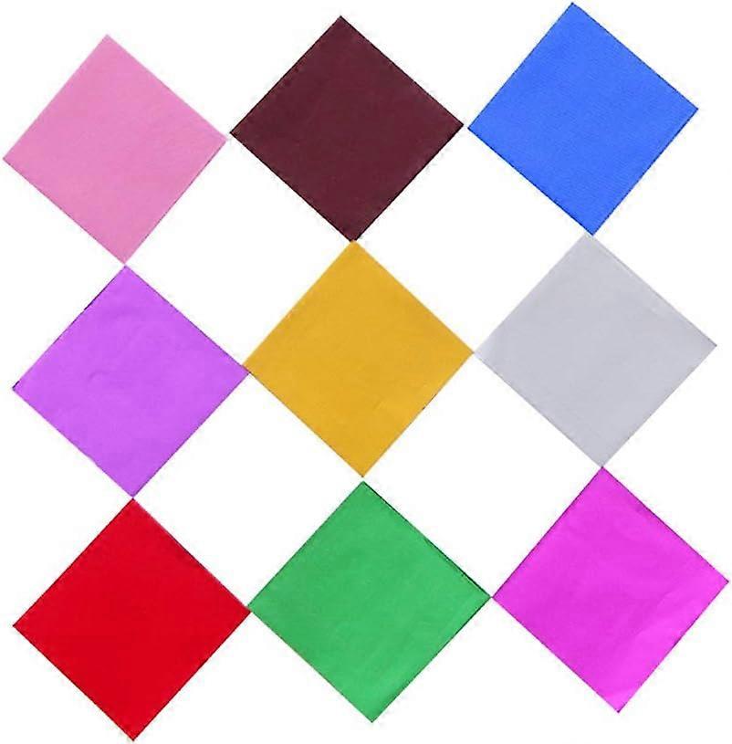 100pcs Aluminum Foil Christmas Candy Wrappers Christmas Candy and ...