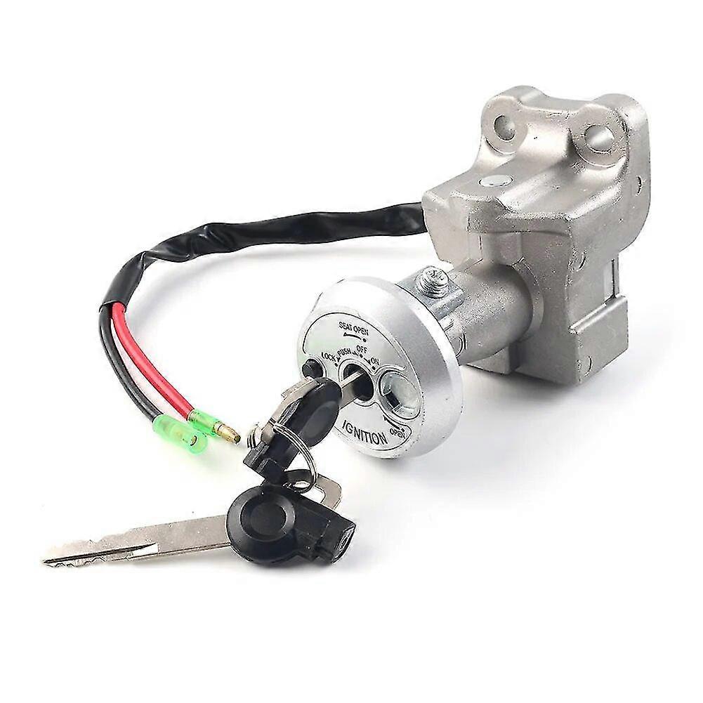 Motorcycle Ignition Switch Lock Fuel Gas Cap Cover W/ Key Compatible ...