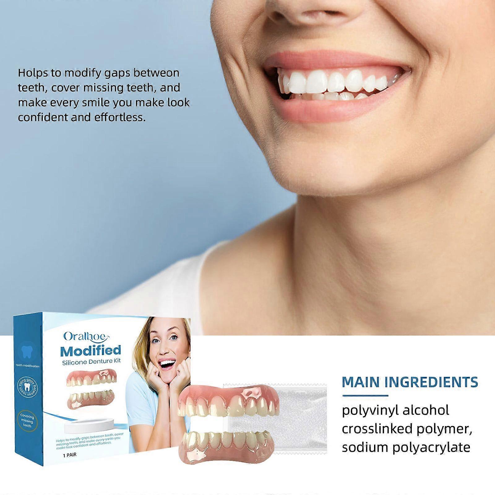Modified Teeth Dentures American Dentures Modified Teeth Interdental ...