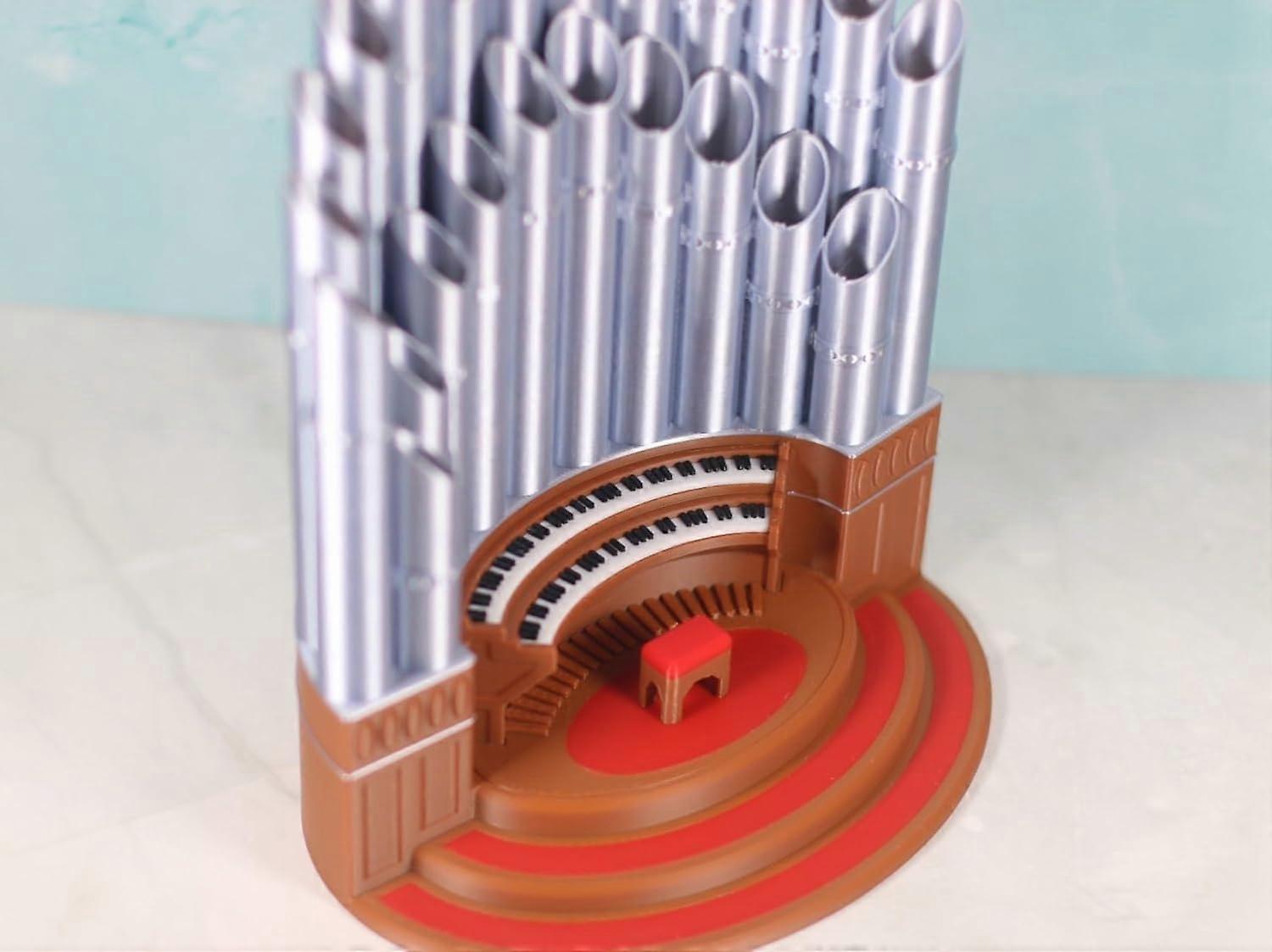 Pipe Organ Pen Pencil Holder, Resin Music Pipe Organ Pen Container ...