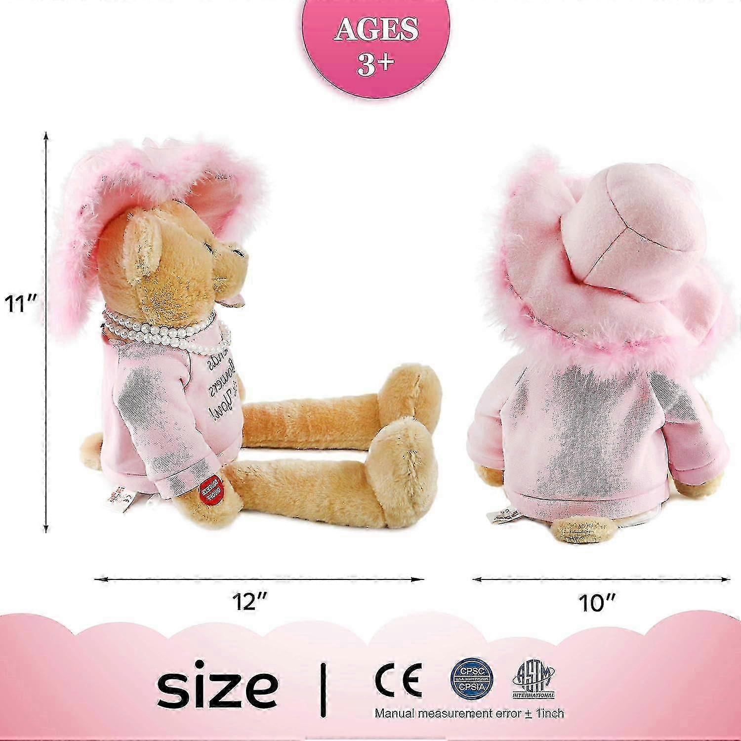 Musical Teddy Bear Wearing Pearl Sings Thats What Friends Are For ...