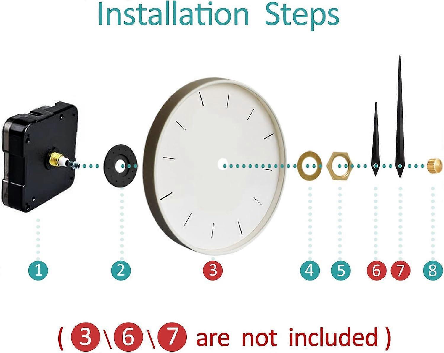 Battery Powered Mechanisms, Quartz Diy Movement High Torque Parts For ...