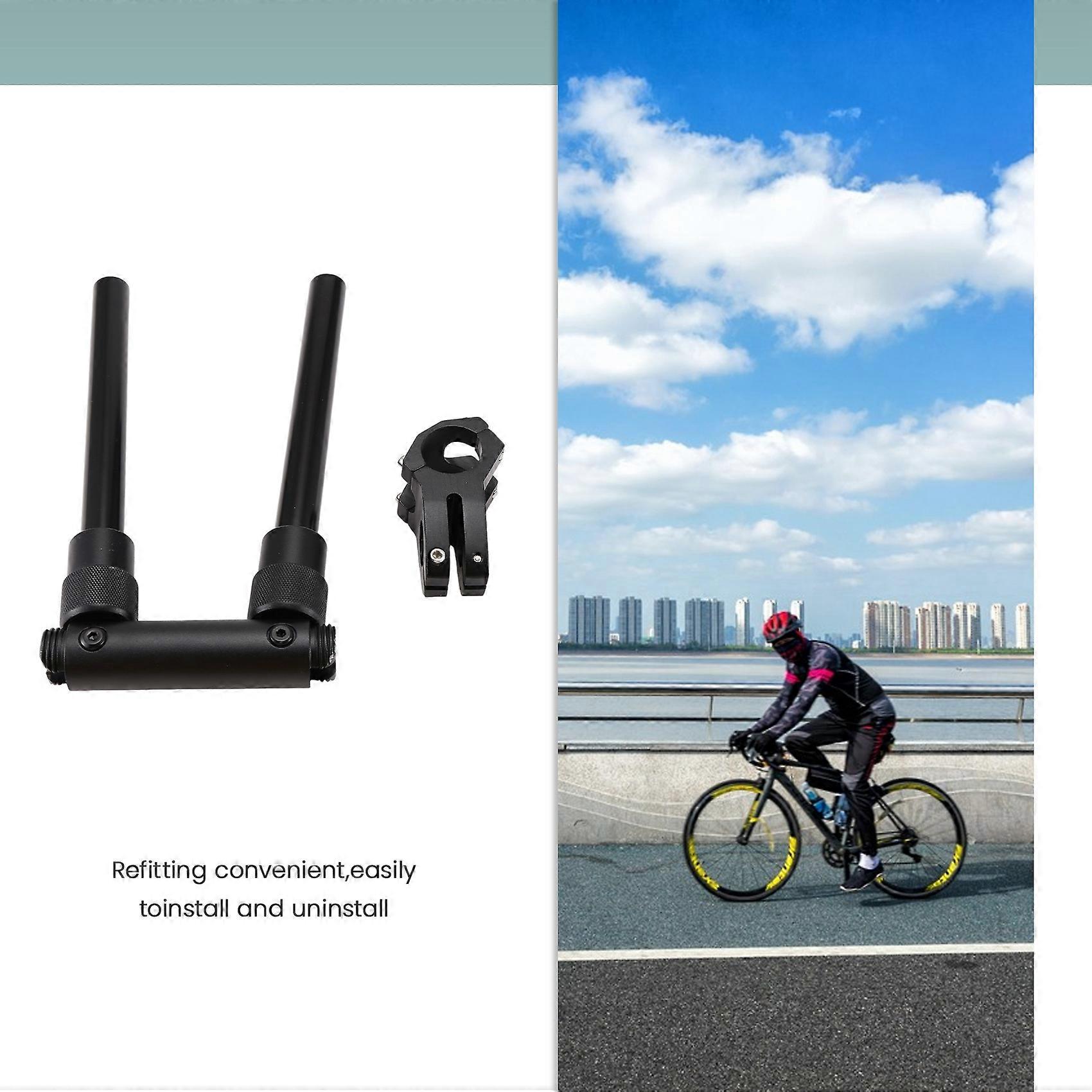 Folding Handle Bar 90 Degree Fold Handlebar Black 23.5mm | Fruugo AU