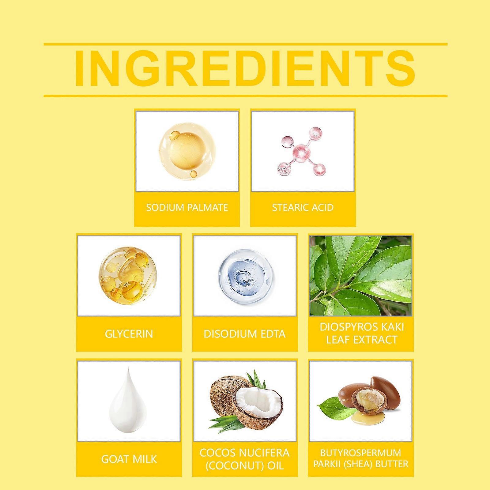 Persimmon Soap Bar For Body Odor Control Purifying Deodorizing Wash ...