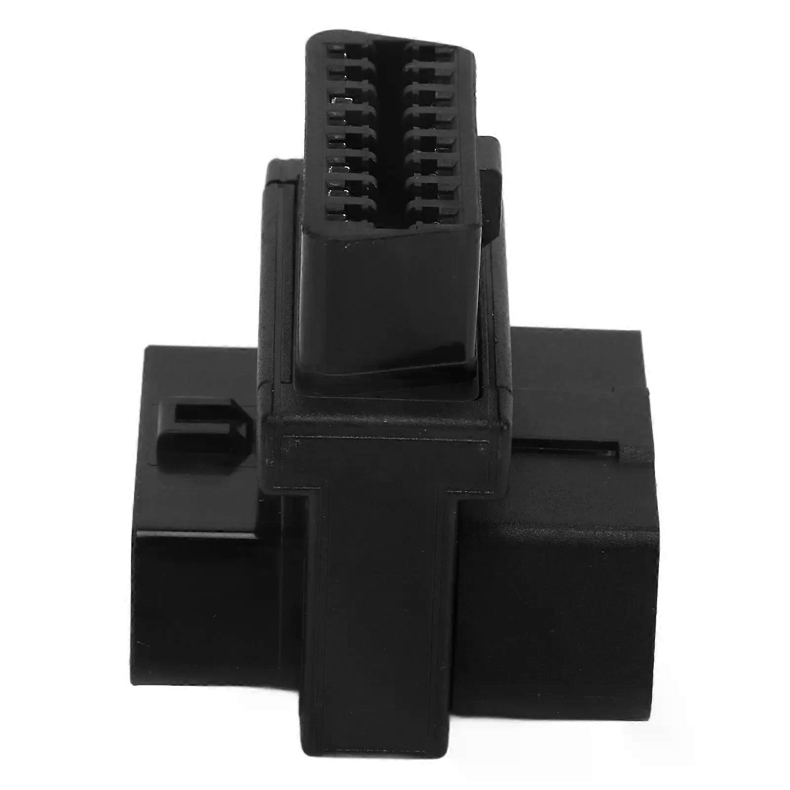 OBD2 Adapter 16 Pin Male to 2 Female Plug and Play Splitter Connector ...