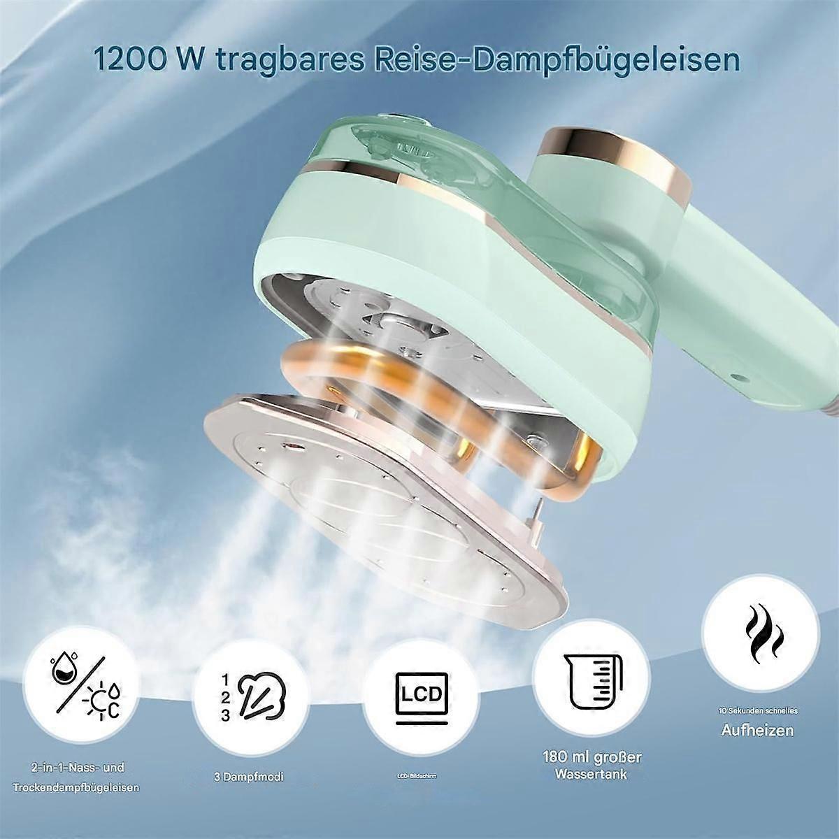 Cross-border 2024 LCD LED handheld steam hanging iron electric iron ...