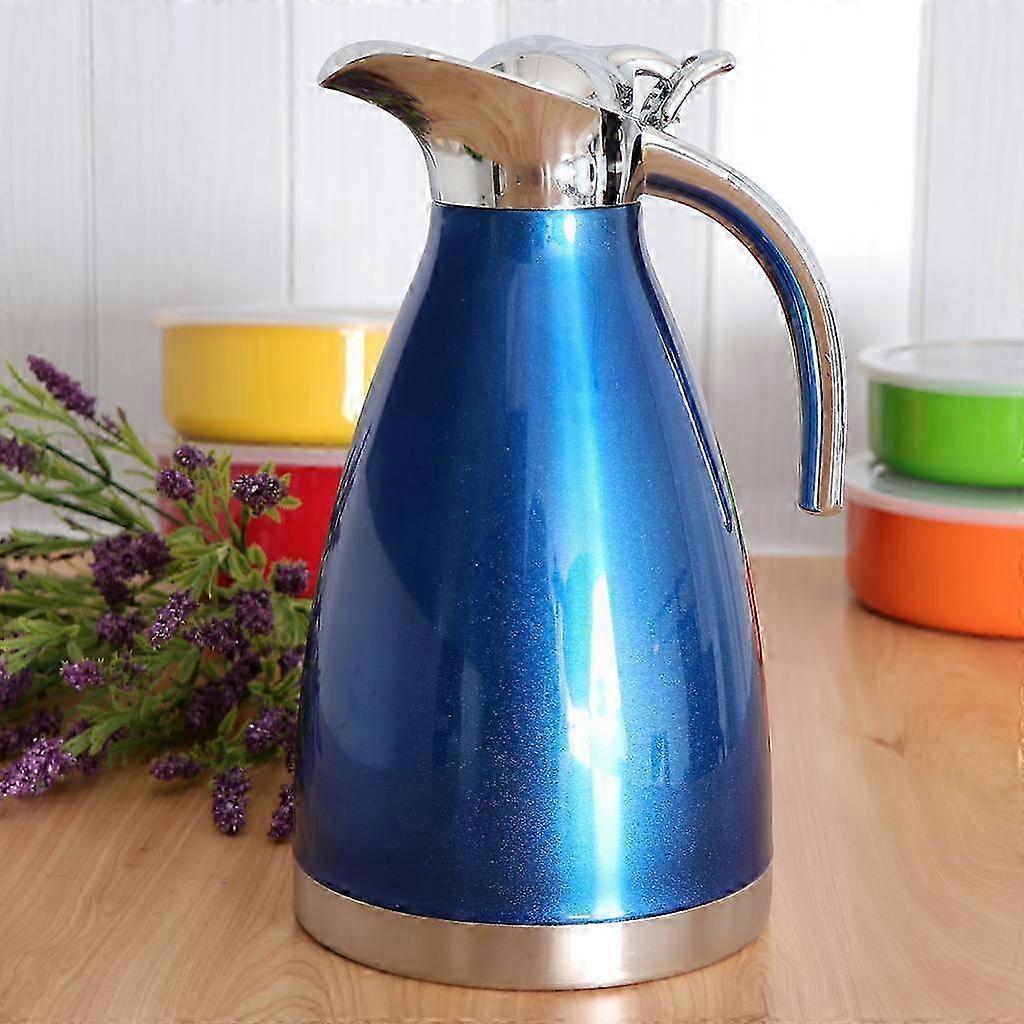 2L Vacuum Insulated Coffee Carafe Pot with Heat Retention for Home and ...