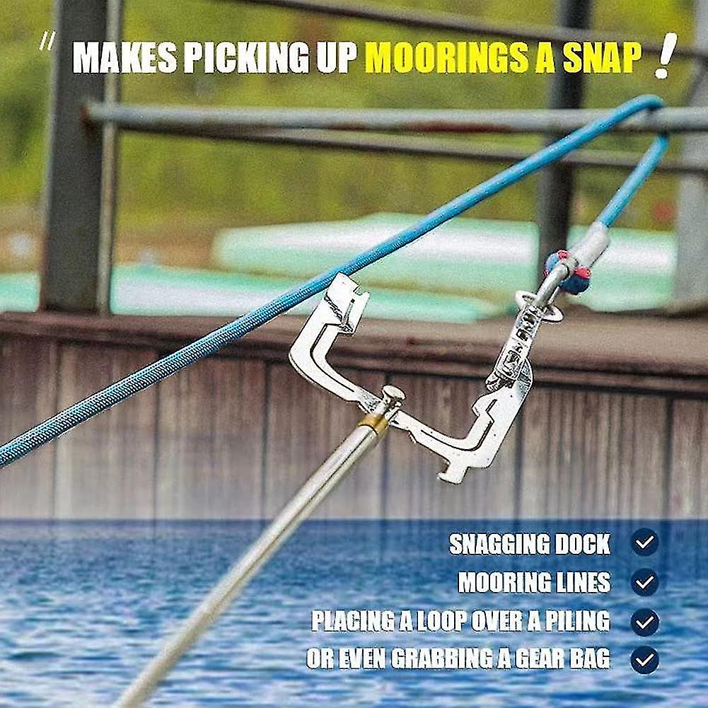 Multi-functional Retractable Boat Hook Easy Long Distance Threader ...