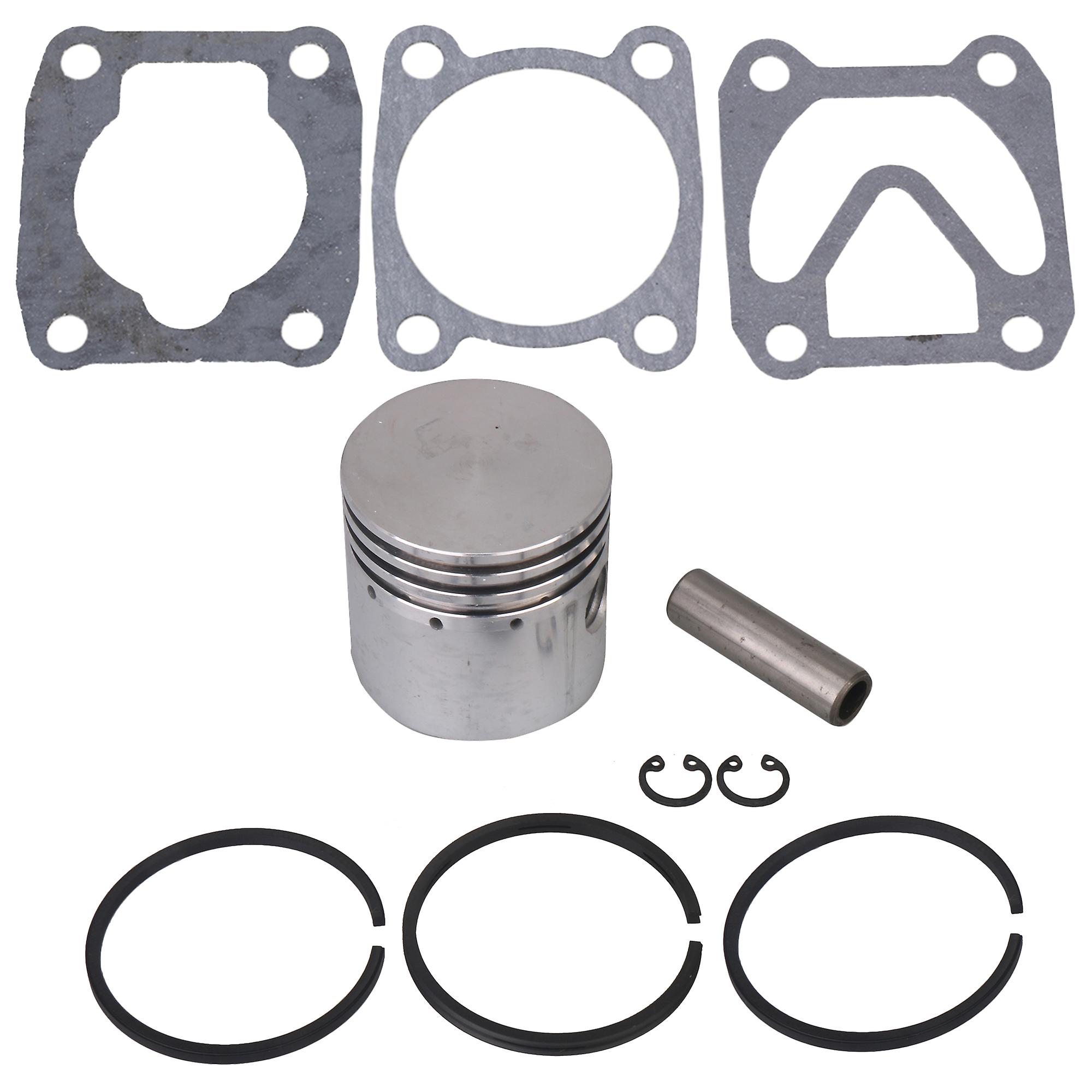 Piston & Gas Rings Kit w/ Pin & Sealing Gaskets for Air Compressor ...