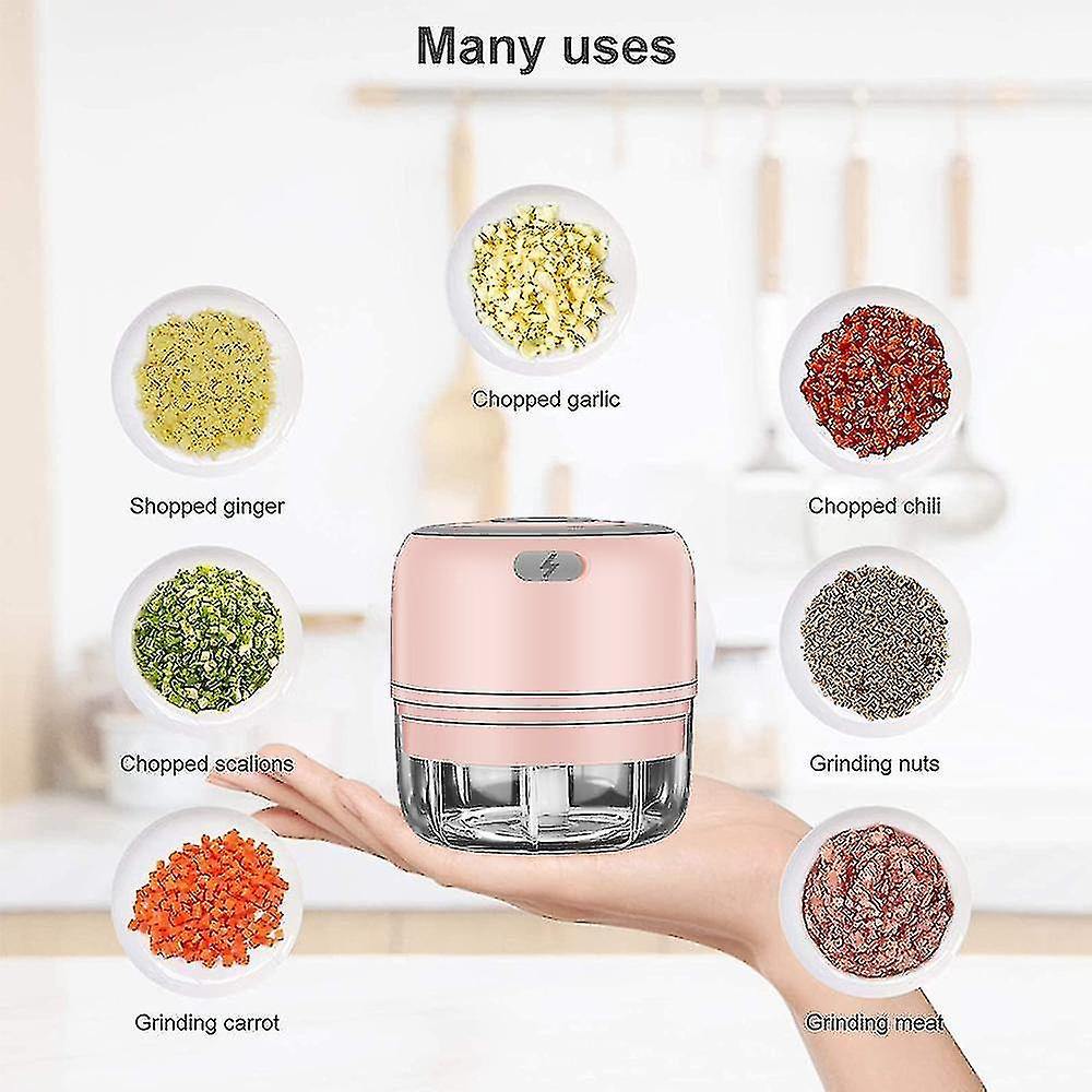 Electric Mini Food Chopper,electric Garlic Processor,mini Baby ...