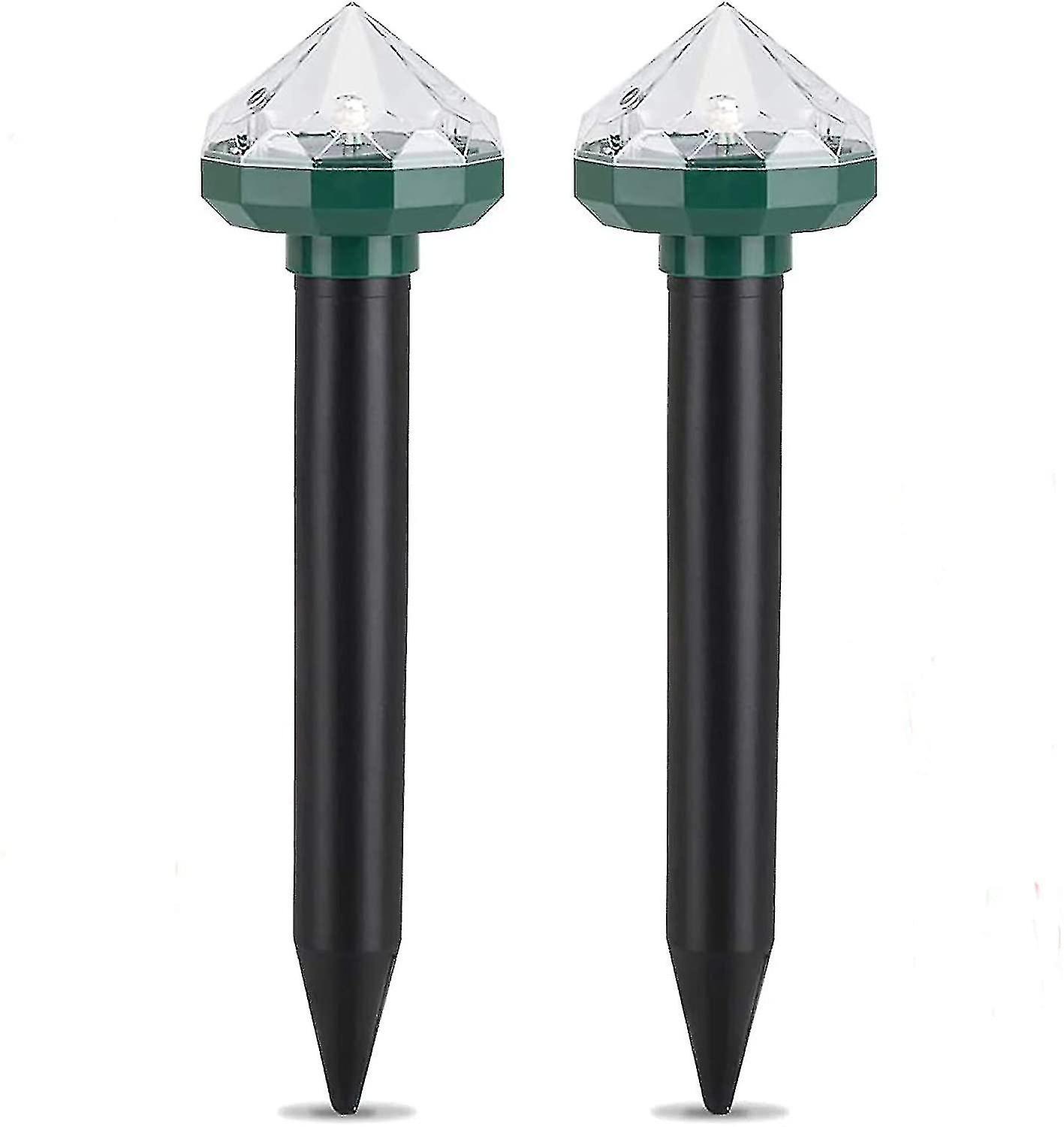 Fong Repellent Mouse Anti Mole Solar Lamp Outdoor, 2 In 1 Anti Rodent ...