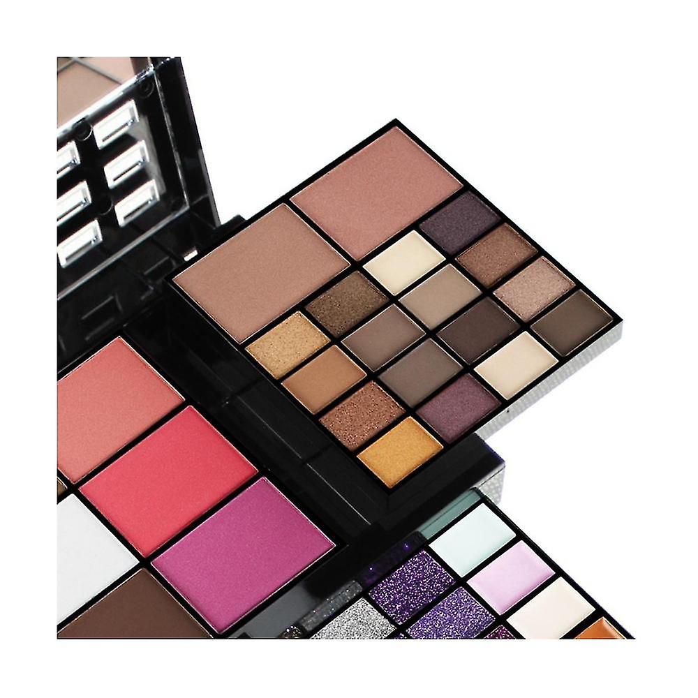 74-color Eye Shadow Lip Gloss Combination Makeup Set Eye Shadow Tray ...