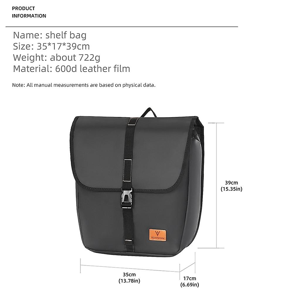 Waterproof Bike Panniers Bag Large Capacity Bicycle Rear Seat Bag for ...