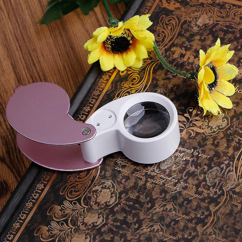 40x 25mm Glass Magnifying Magnifier Len Jeweler Eye Jewelry Loupe With ...