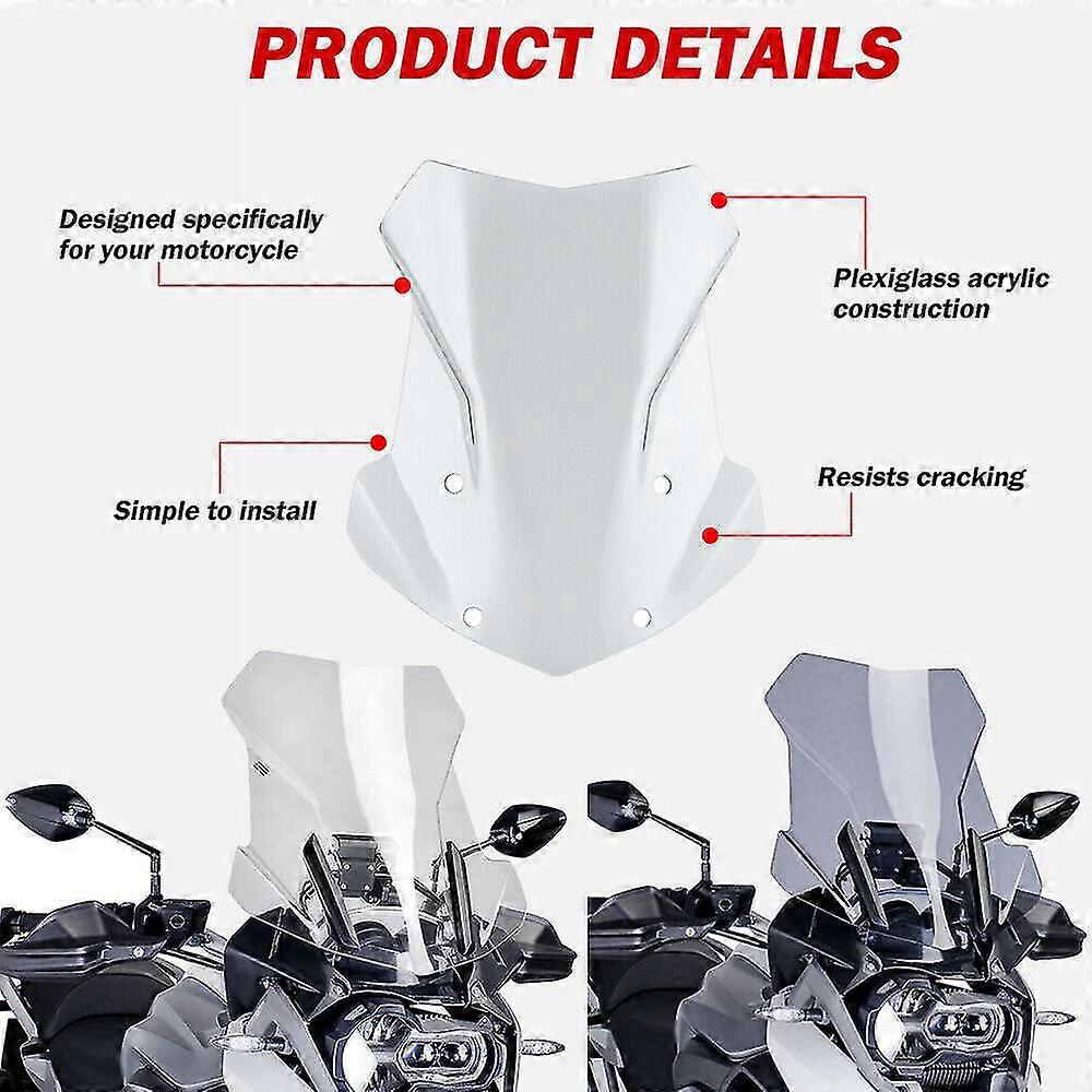 Exquisite For Bmw R1200gs Adv R1250gs Windshield Windscreen Wind ...