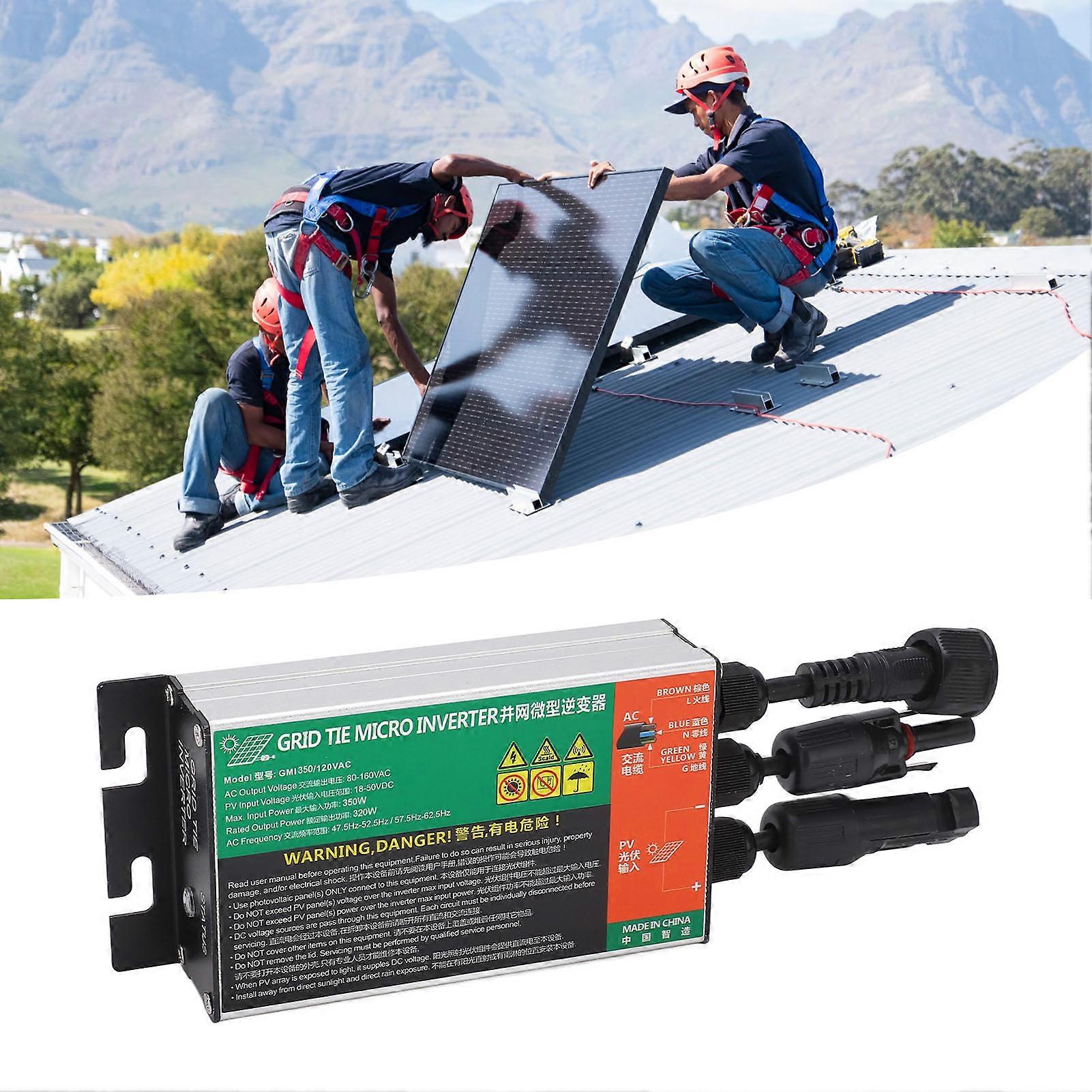 350w Gmi Photovoltaic Micro Grid Tie Inverter 350 Watt Pure Sine Wave ...