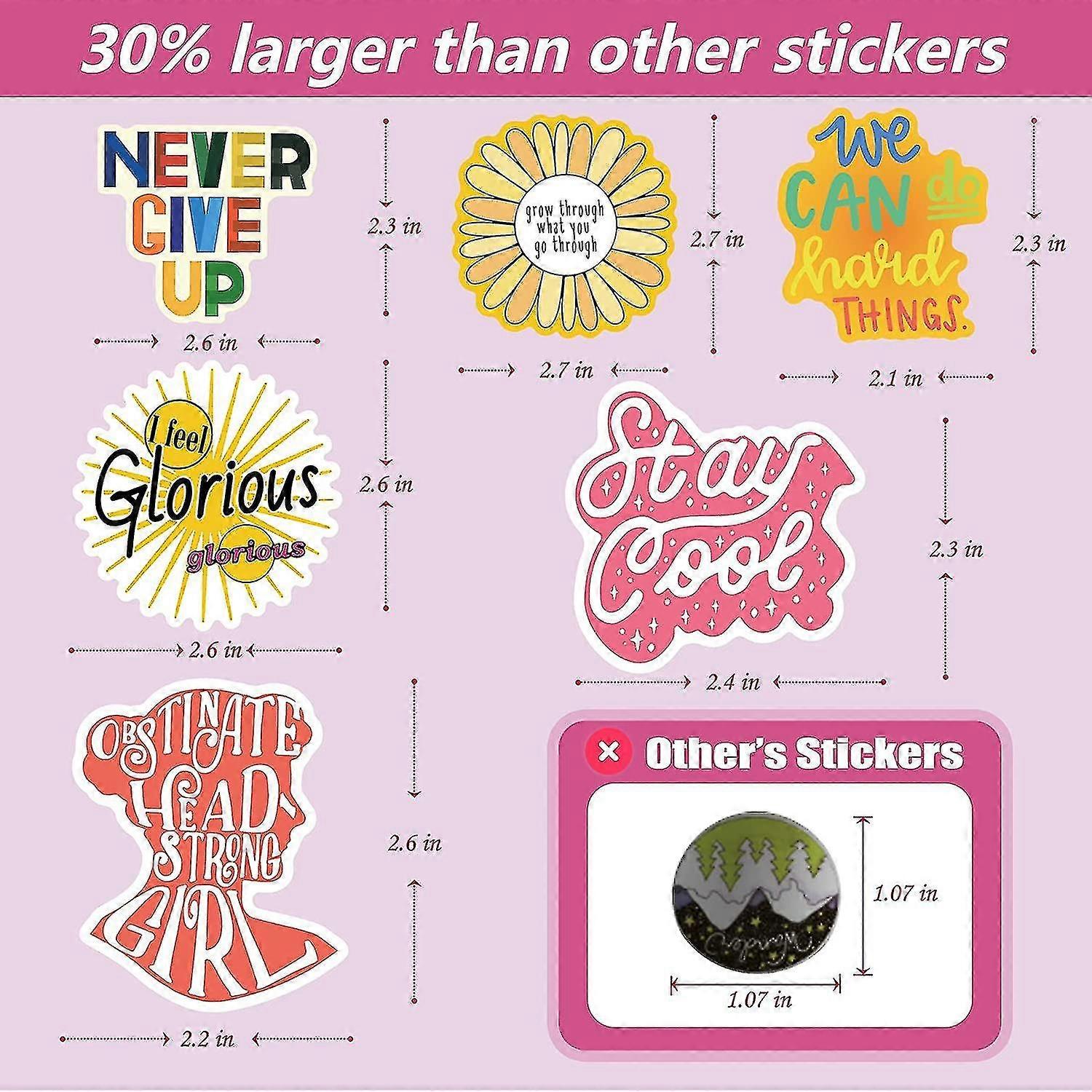 Inspirational Stickers, Motivational Quotes Stickers, Aesthetic ...