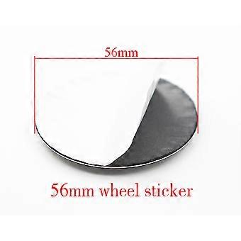 4pcs 56mm 60mm Aluminum GENESIS Logo Car Wheel Center Hub Sticker Rim ...