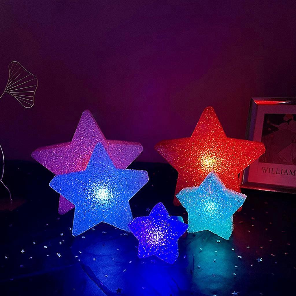 PVC Night Lamp Star Shaped Lights Kids Holiday Birthday Gift | Fruugo UK