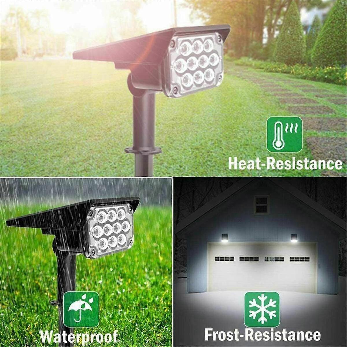 Solar Spotlight Solar Garden Light IP65 Solar Power Green Light for ...