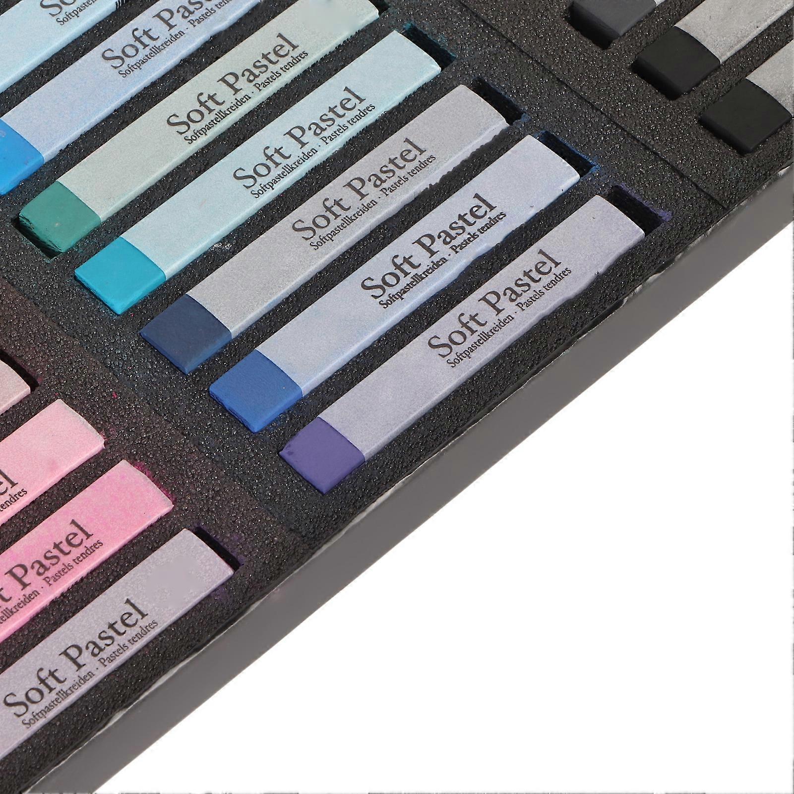 Soft Pastels 48 Colors High Adhesion Professional Harmless Chalk ...