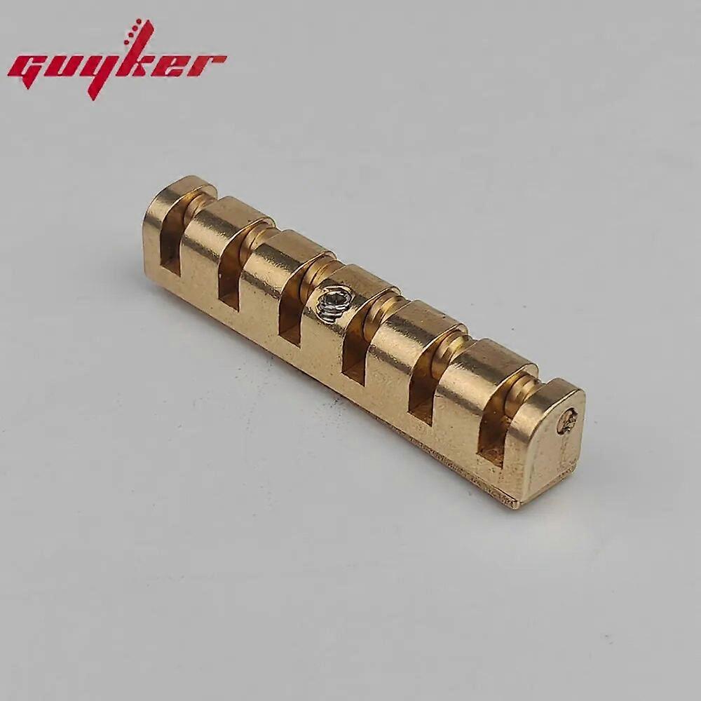 Height Adjustable 43mm Brass Roller Guitar Nut Replacement for Les Paul ...