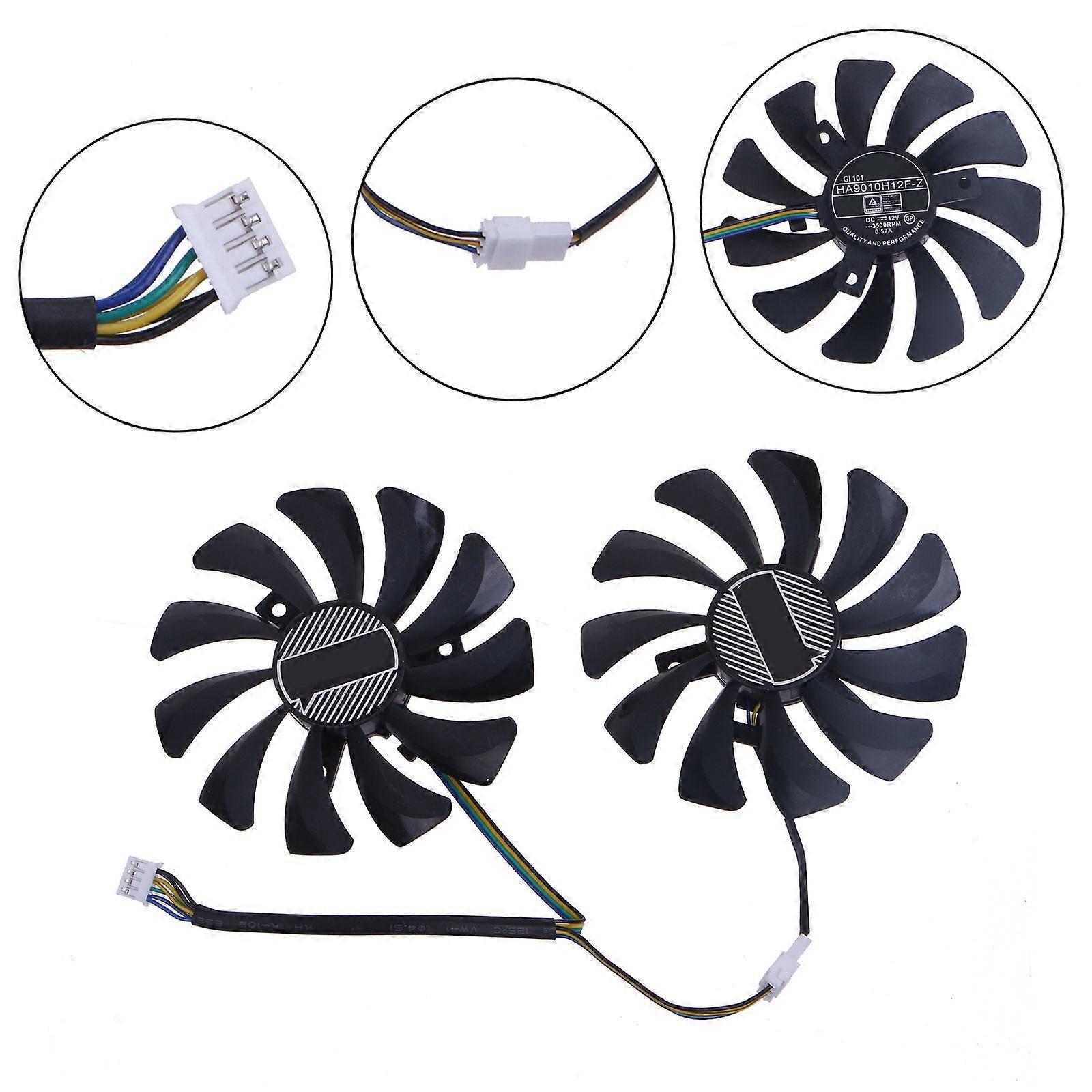 2pcs HA9010H12F-Z 85mm GPU FAN For Inno-3D GTX1060 OC 6G GTX960 Graphics Card | Fruugo UK