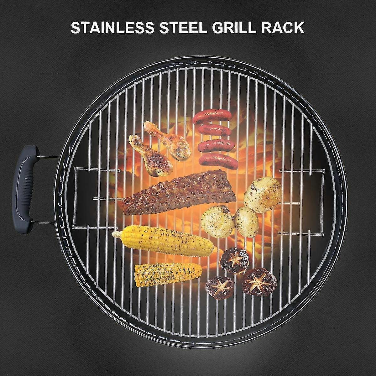 44.5cm Stainless Steel Bbq Grill Rack Cooking Grate For Charcoal Kettle ...
